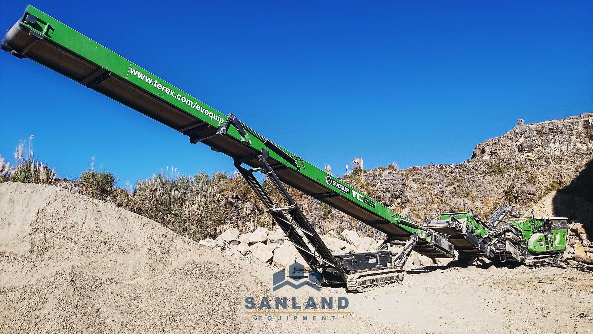 Mobile Stacker Conveyors - Sanland Equipment